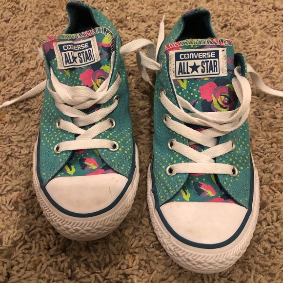 Converse | Shoes | Converse Girls Size 2 | Poshmark